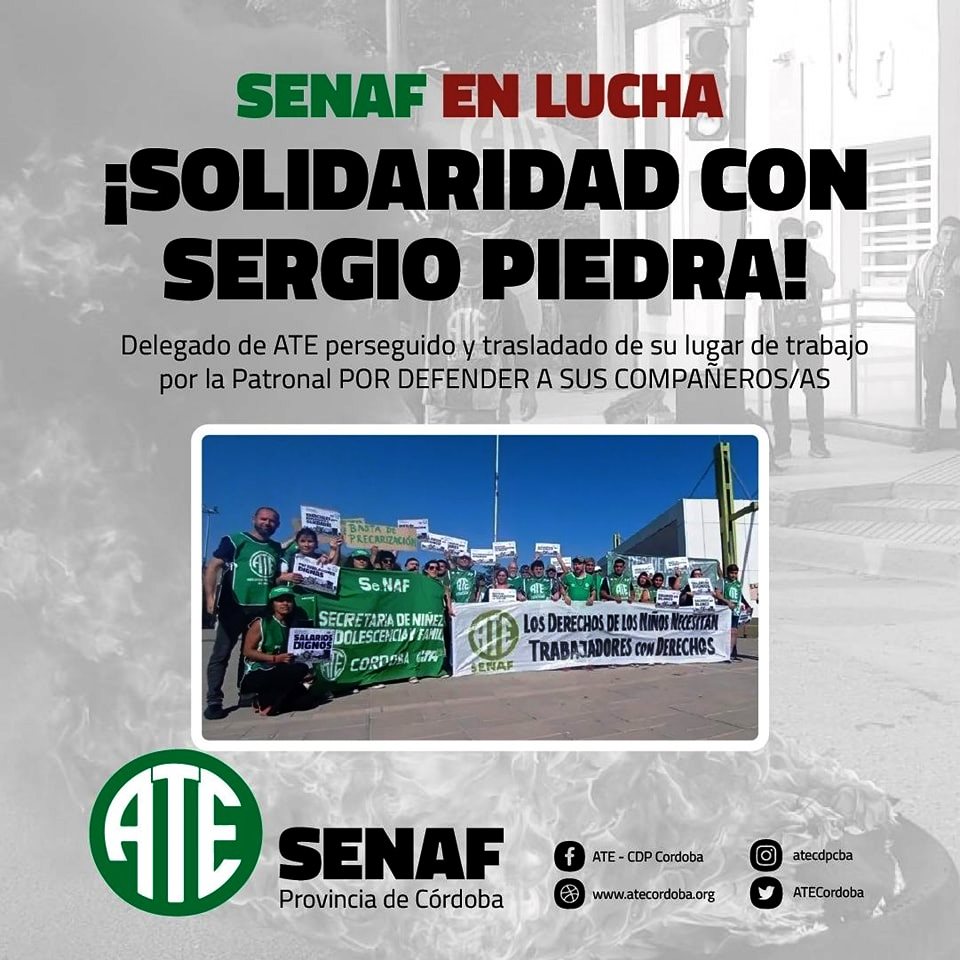 La SENAF en lucha