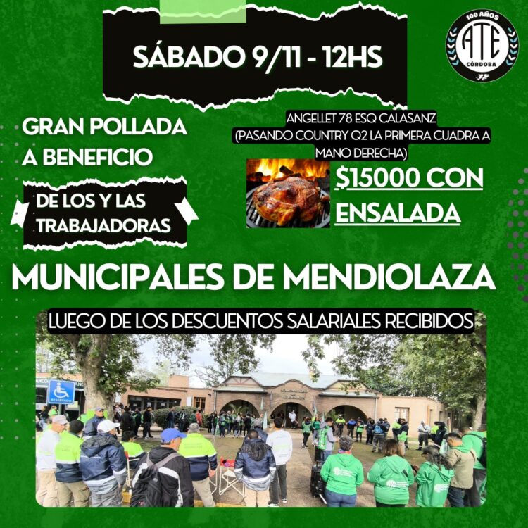 Mendiolaza: Pollada Solidaria de Municipales